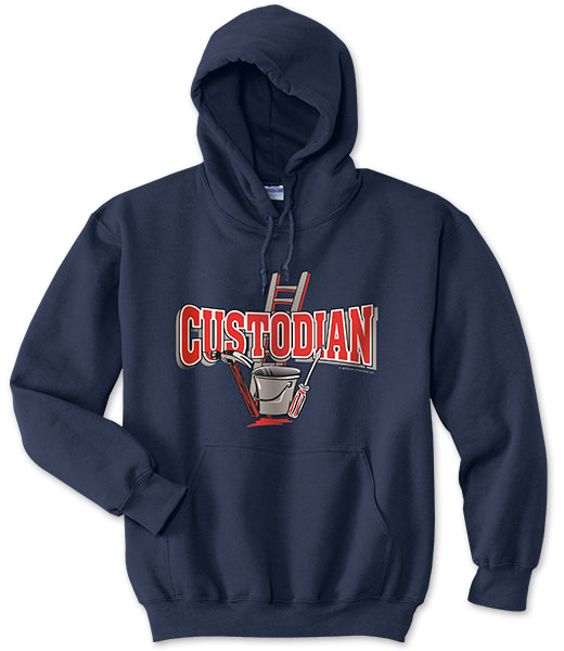 School Custodian Shirts and accessories from Modern Process Company